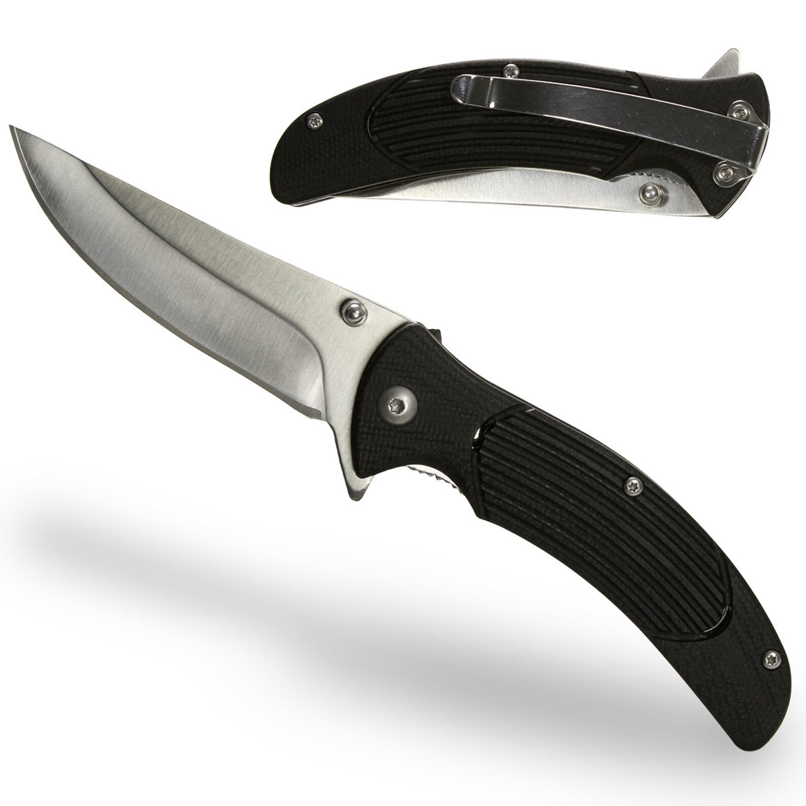 KMS Liner Lock K1258 Flipper Knife Kit 440C Satin Blade or | Etsy Canada