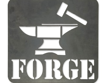 Metal Forge Sign - Etsy