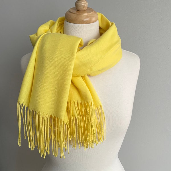 Yellow Scarf - Etsy