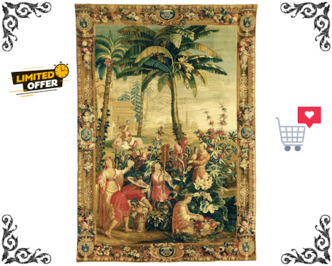 1697 Wonderful Tapestry Reproduction Fabric Print and Woven - Etsy