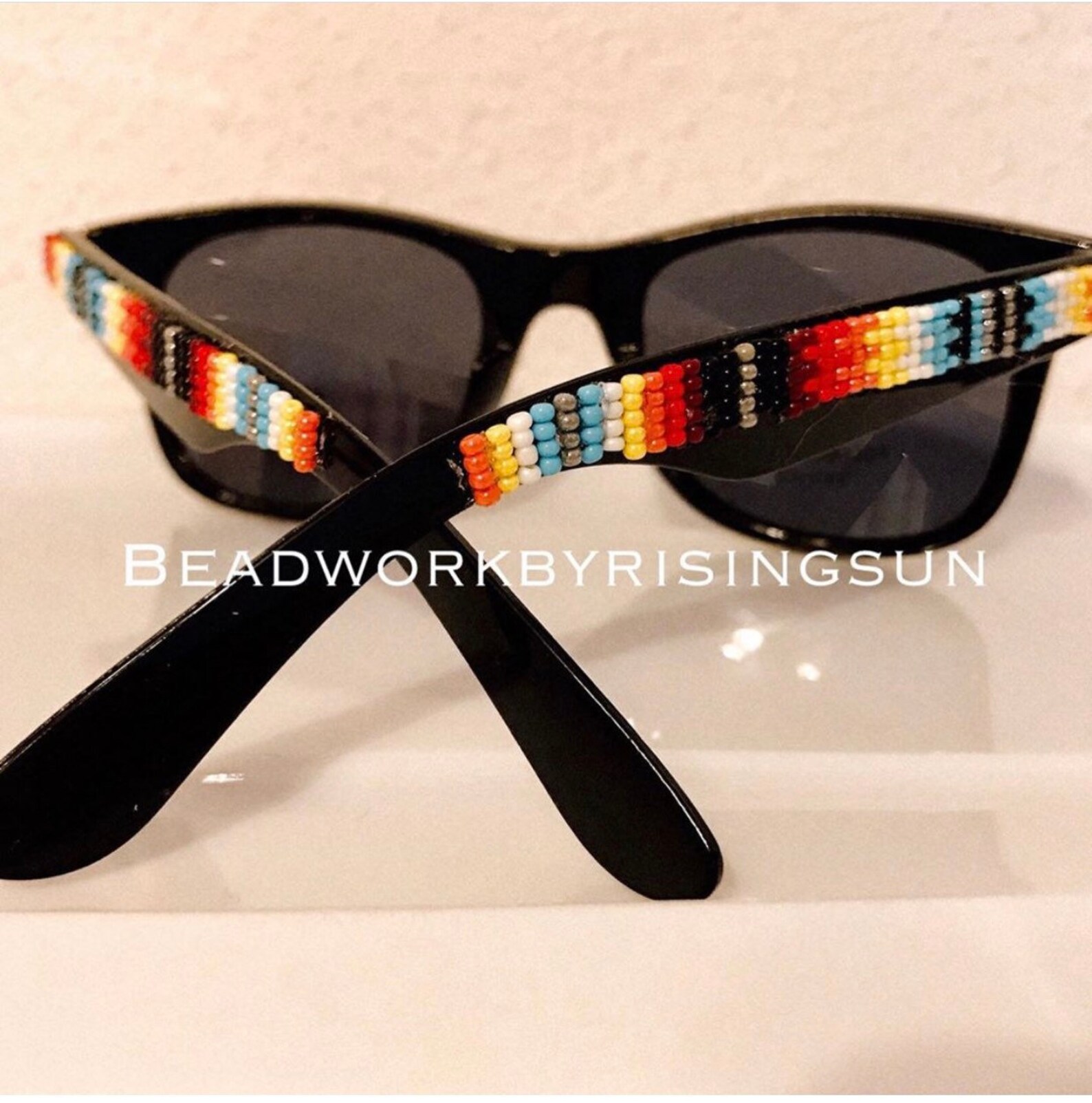 Native American Beaded Multi Lined Sunglasses - Etsy