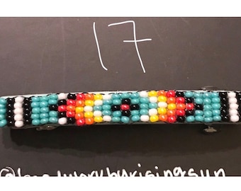 Hand Beaded Native Style Hair Clip / Barrette - Etsy