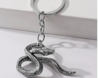 Snake Keychain | Etsy