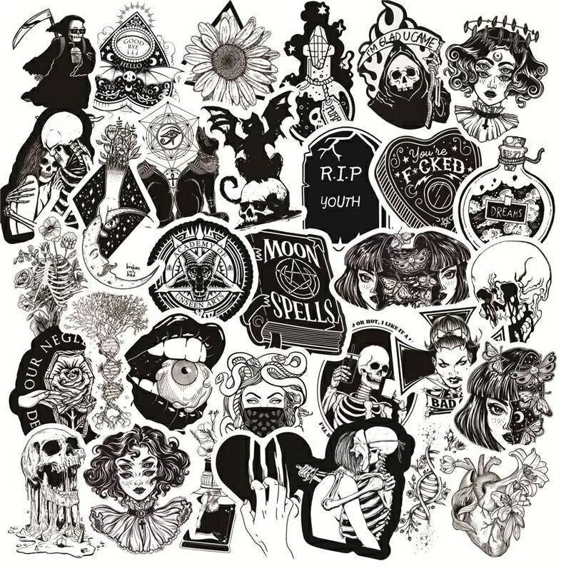 Punk Stickers - Etsy