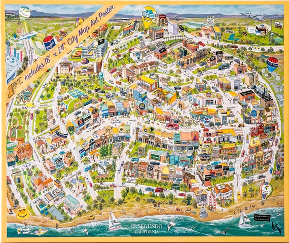El Segundo California Map