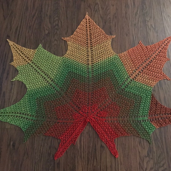 Crochet Maple Leaf - Etsy