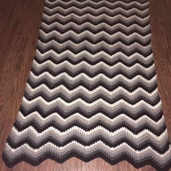 Chevron Afghan - Etsy