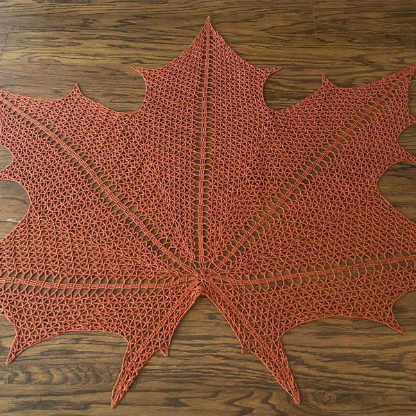Crochet Maple Leaf - Etsy