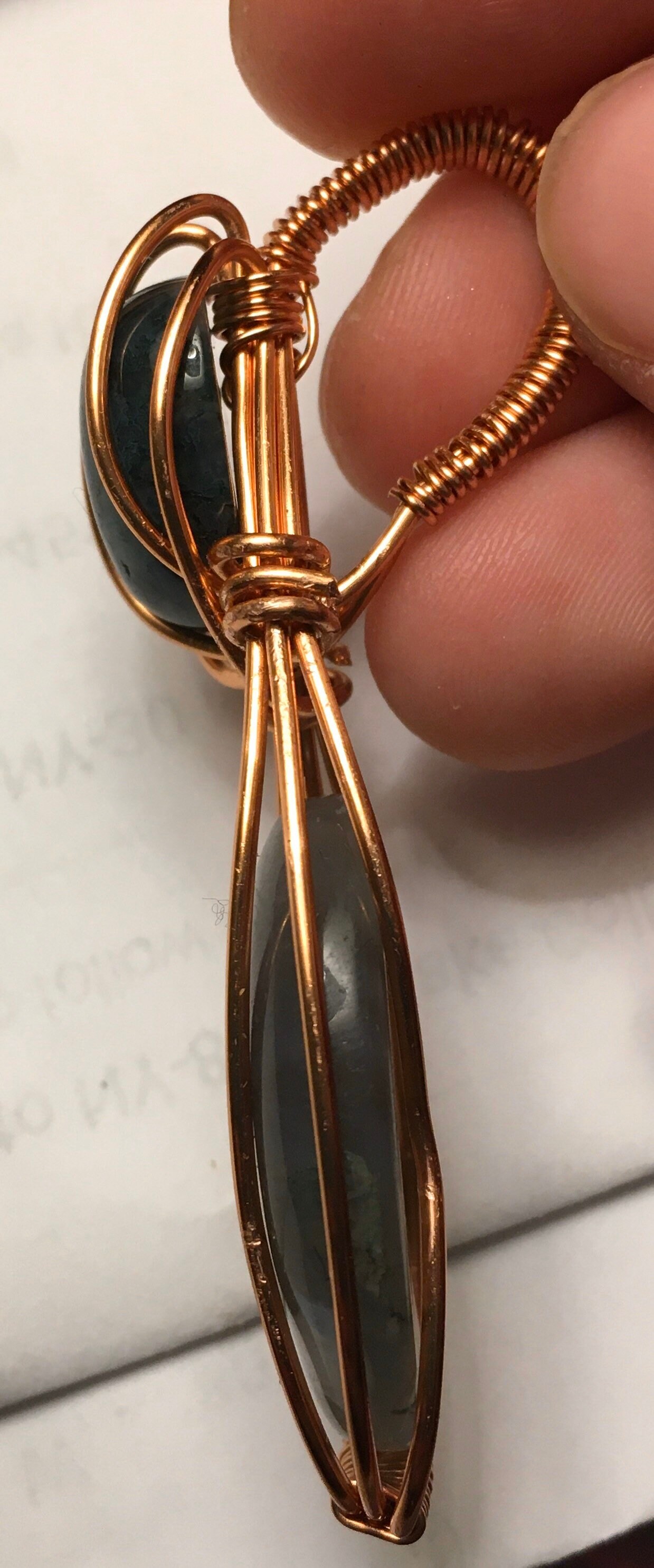 Wrapped Pendant - Etsy