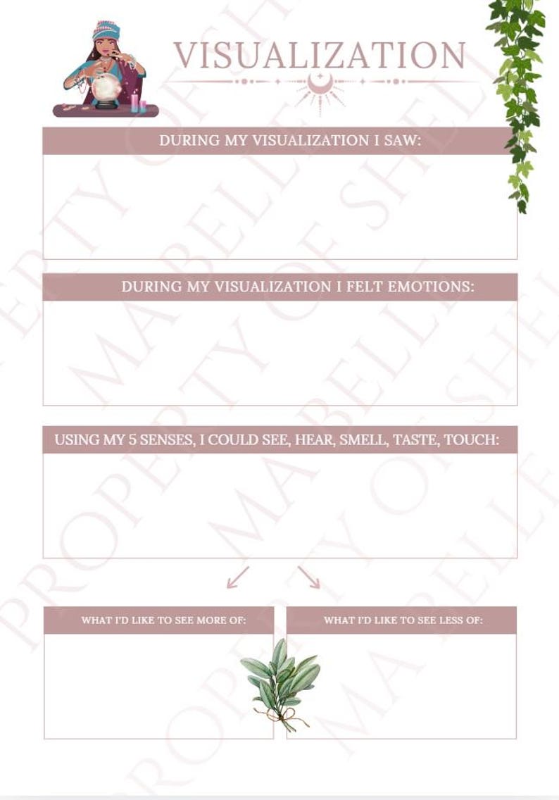Vision Book Journal (digital Download) - Etsy