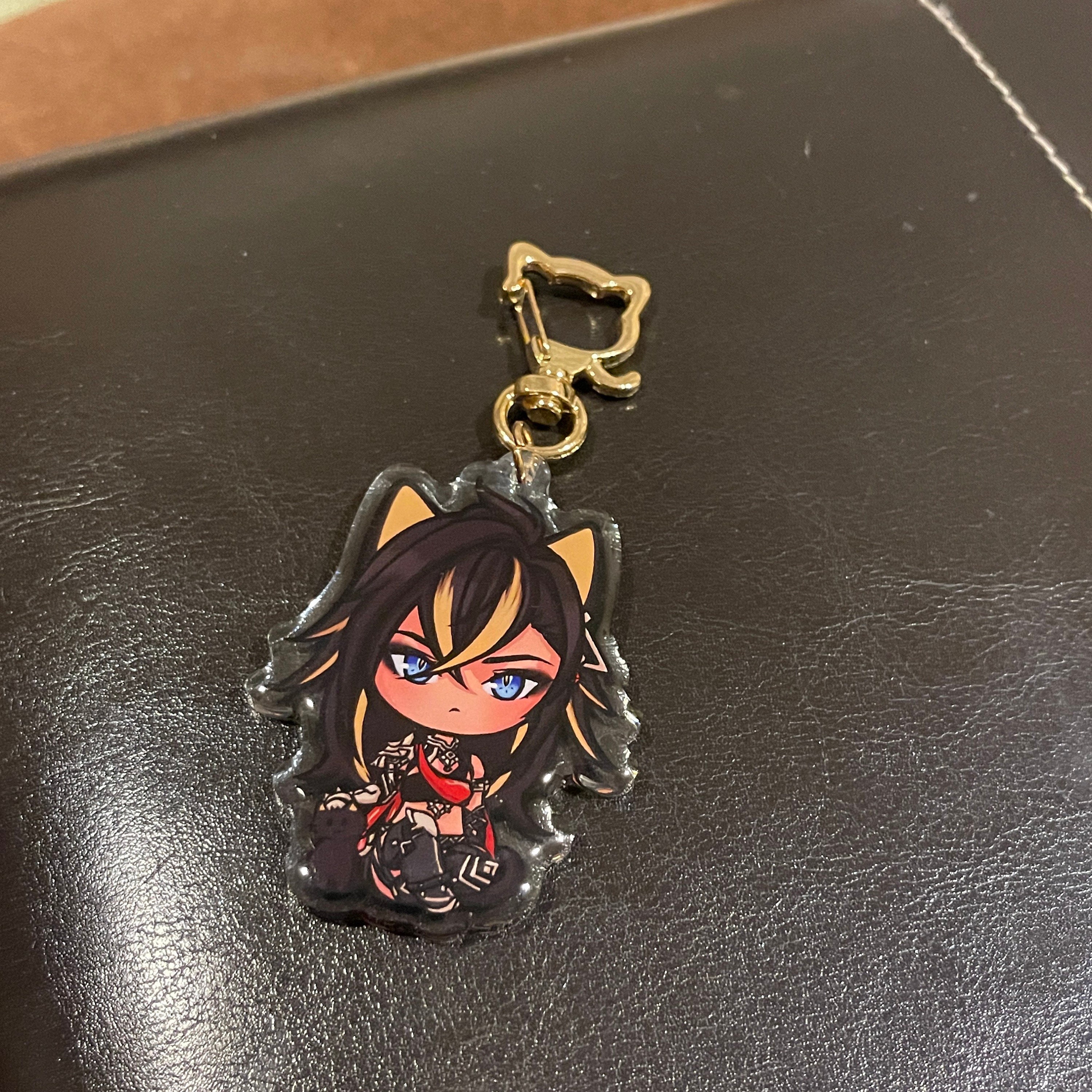 Genshin Impact Acrylic Keychains: Kaveh Alhaitham Nahida Scaramouche Wanderer Cyno Tighnari ...