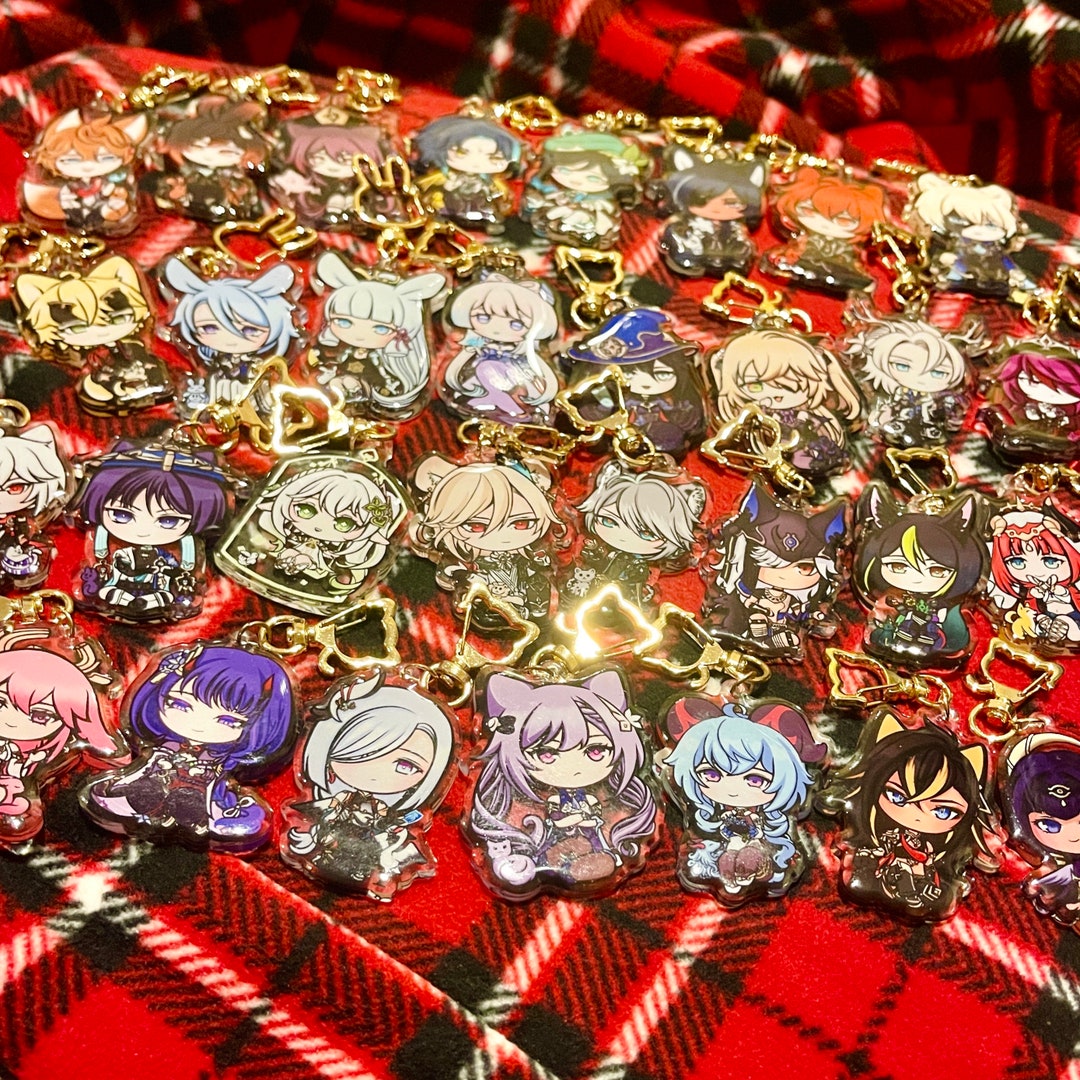 BLIND BAG RANDOM Genshin Impact Acrylic Keychain Charm: Scaramouche ...