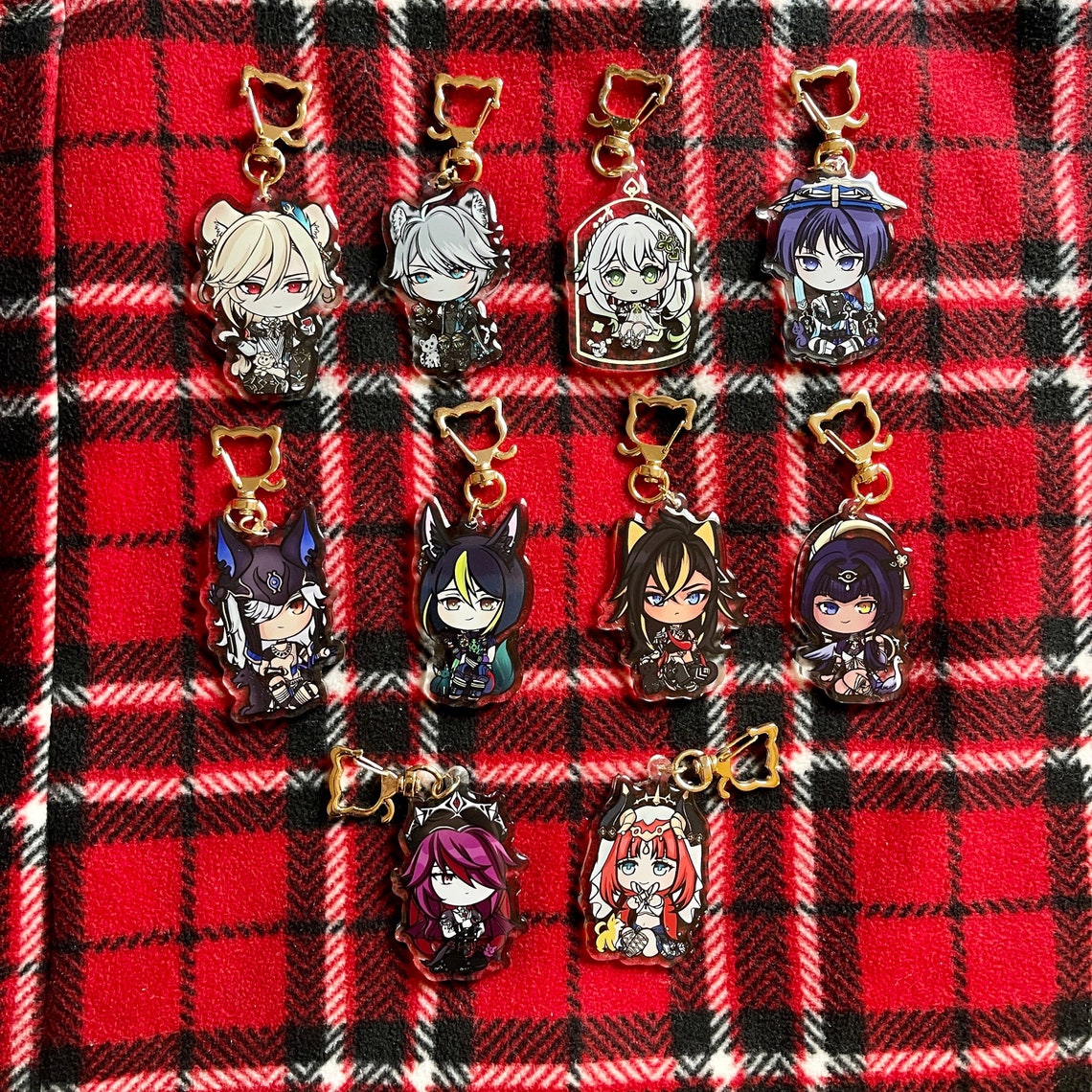 Genshin Impact Acrylic Keychains: Kaveh Alhaitham Nahida Scaramouche ...