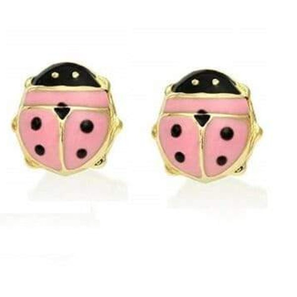 Ladybug Earrings - Etsy