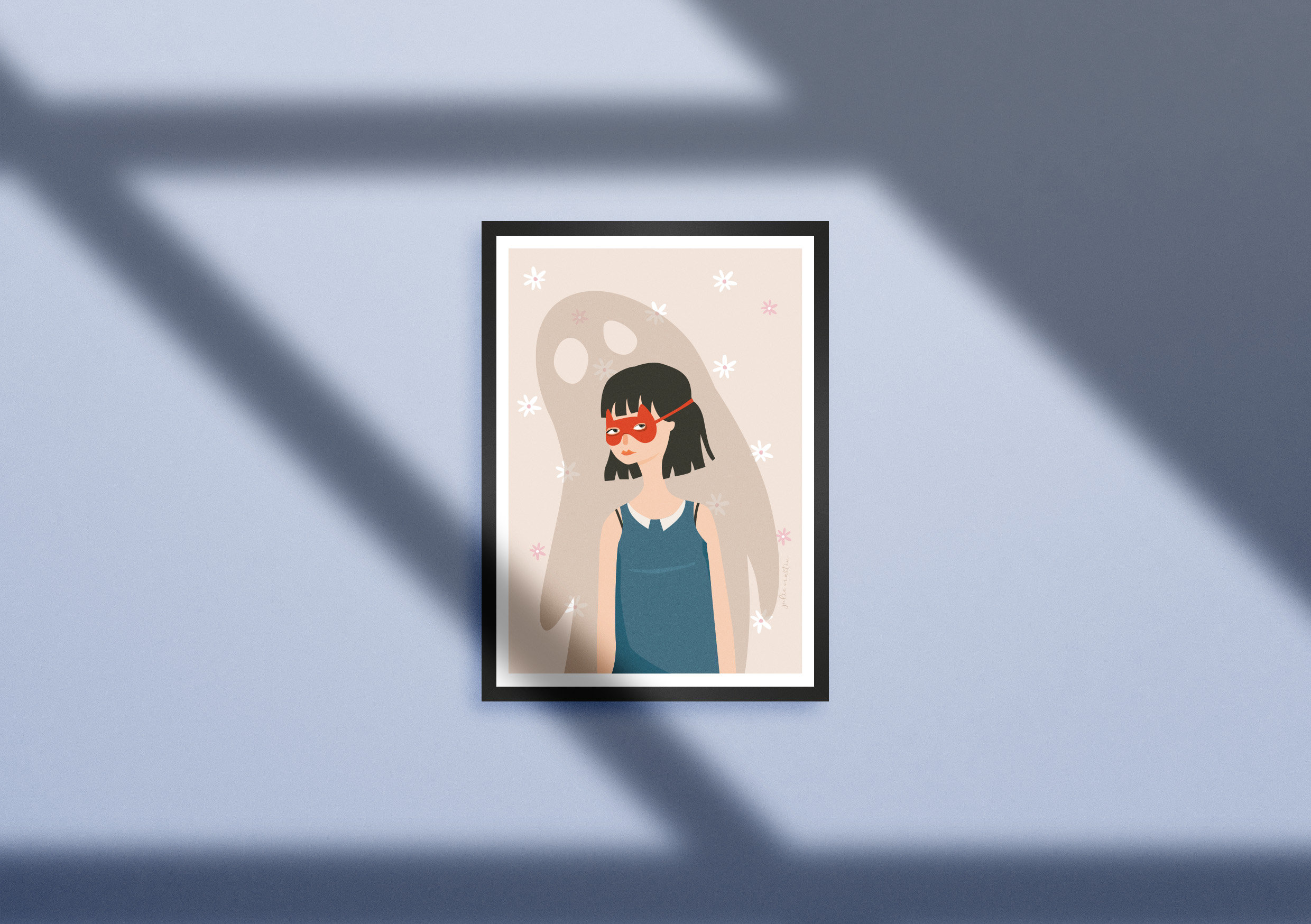 Poster the Girl and the Monster 21x30 Cm - Etsy