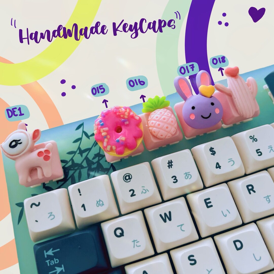 Resin Keycaps for Keyboards, Aesthetic Keyboard Keycaps - Etsy