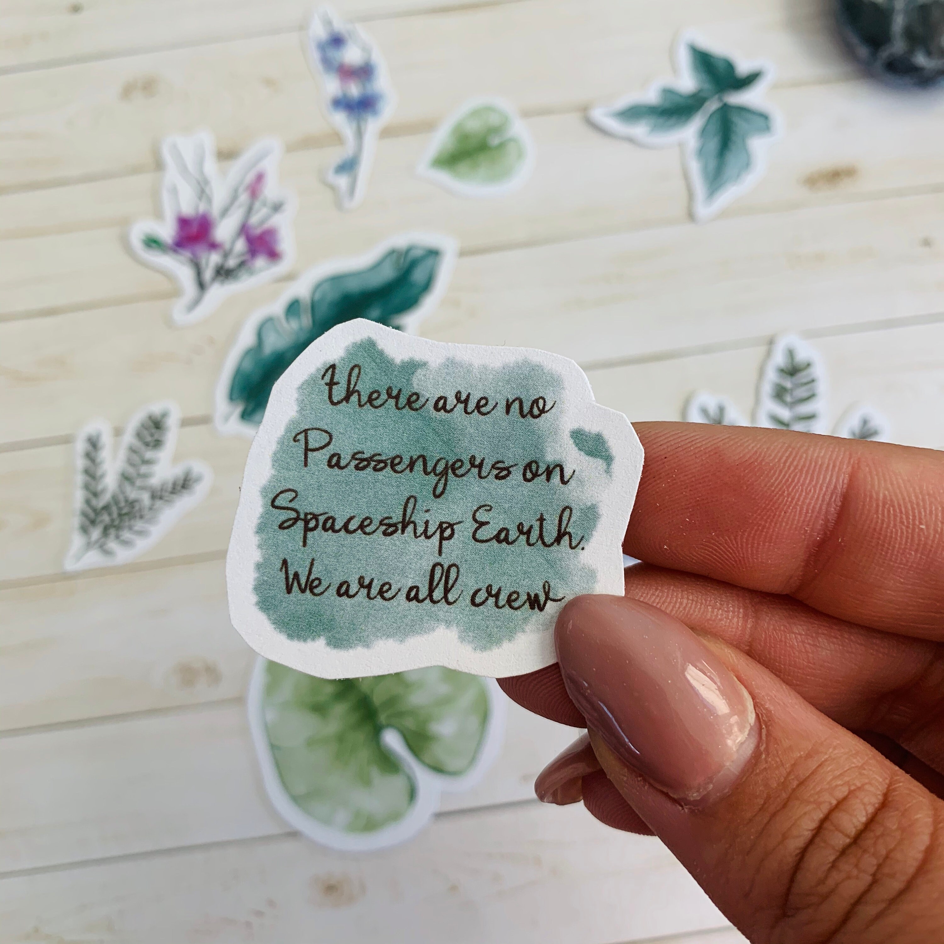 Cute Plant and Leaf Stickers for Green Lovers - Etsy
