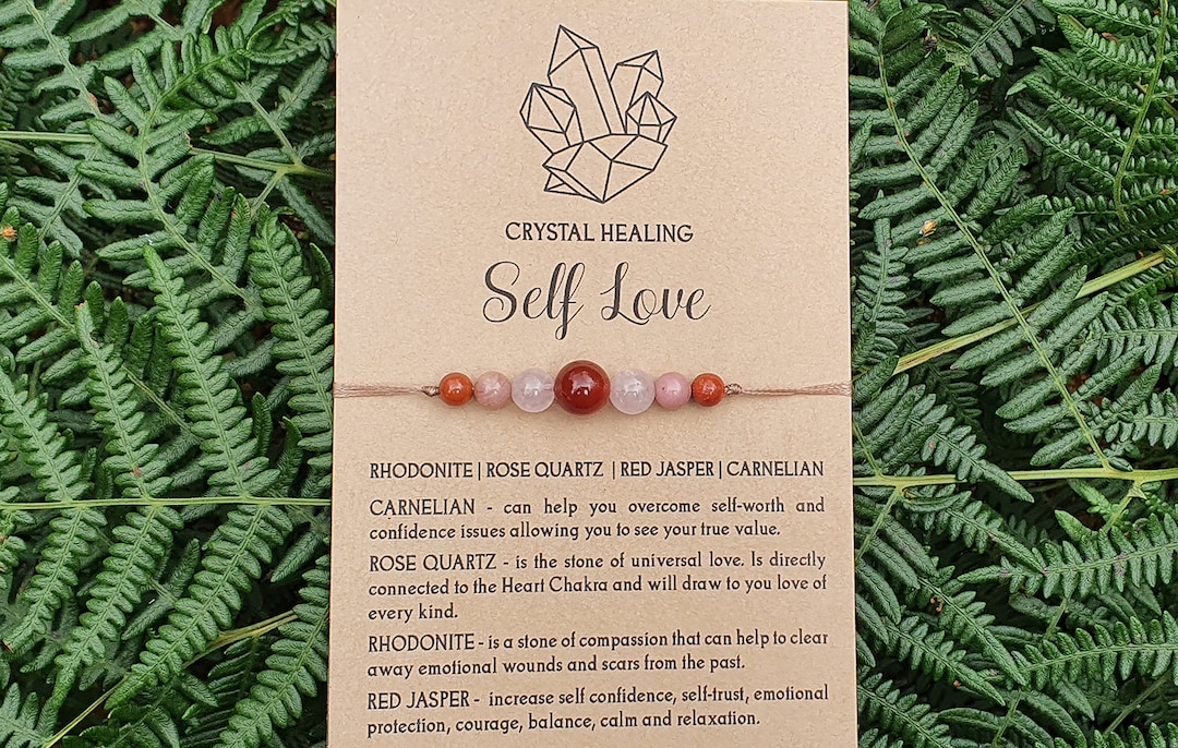 Self-love Bracelet, Courage, Love, Happiness, Emotional Healing ...