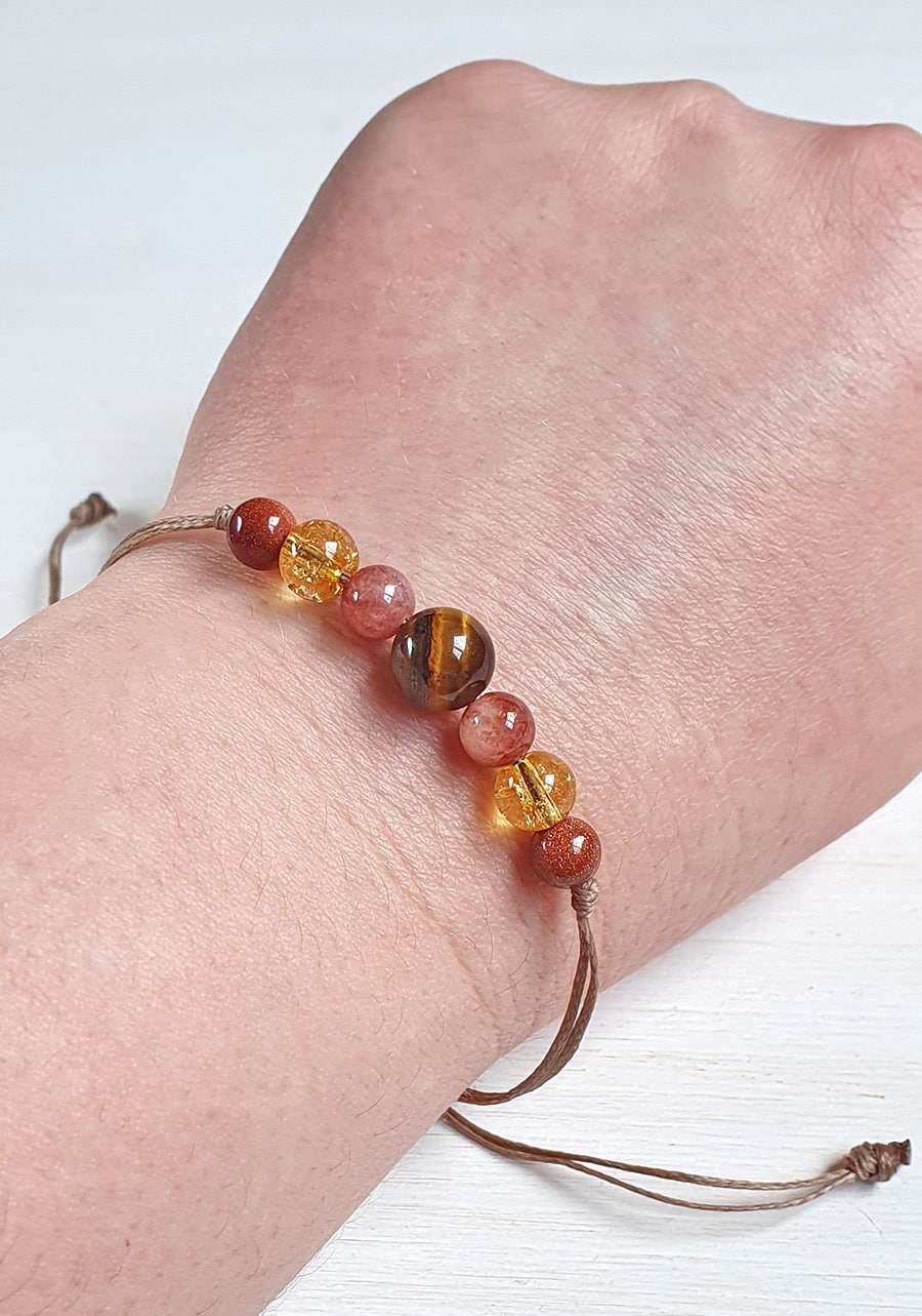 Positive Thinking Bracelet Spiritual Bracelet Healing | Etsy