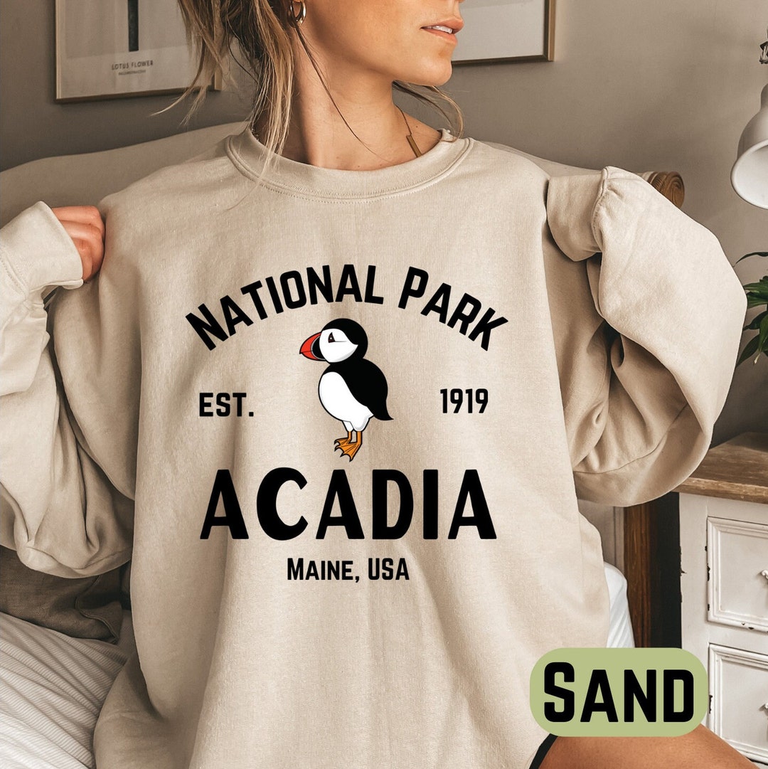 Acadia National Park Sweatshirt Acadia Crewneck Granola Girl Sweater ...