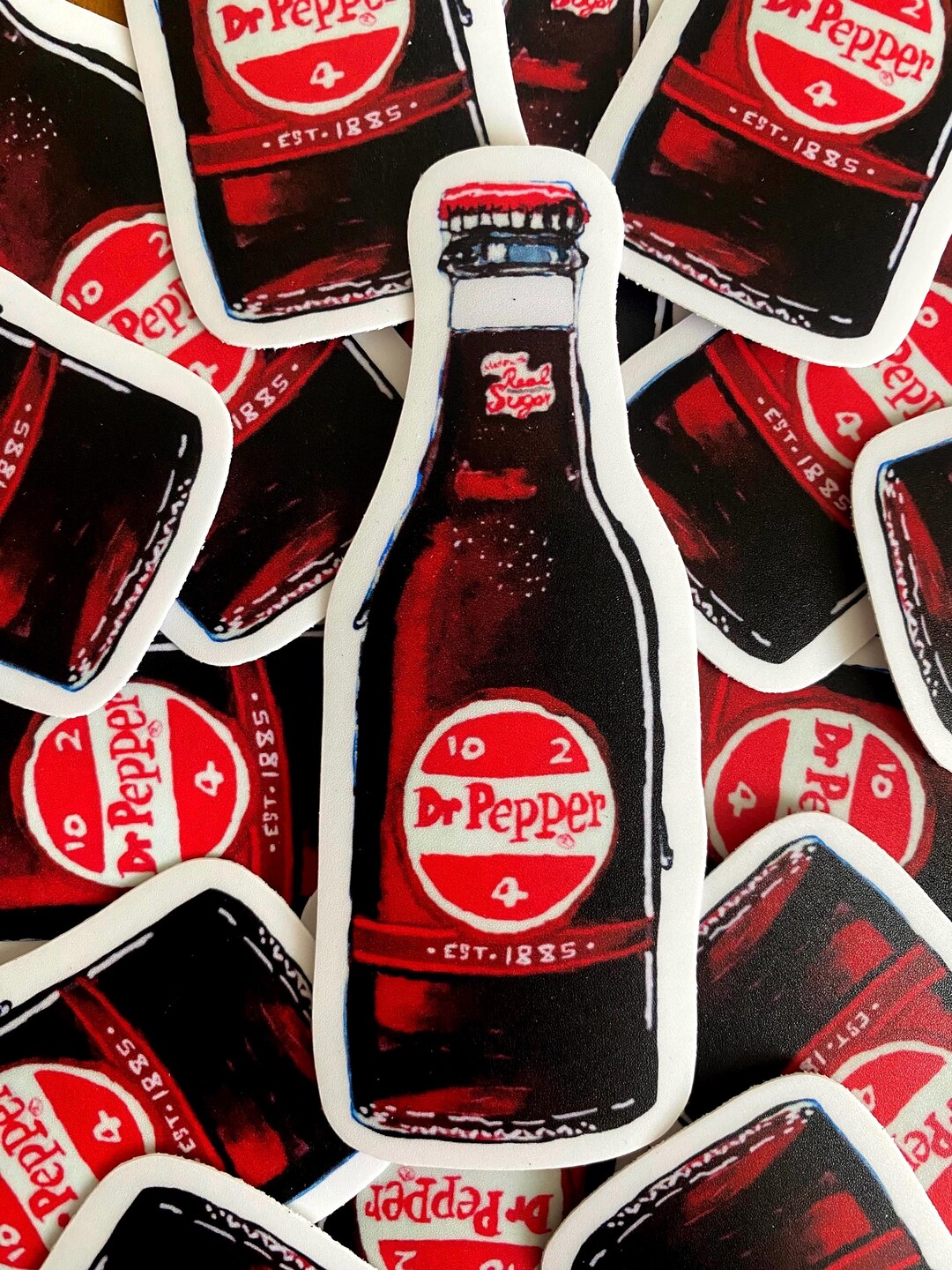 Soda Sticker | Dr. Pepper Art Sticker | Nostalgic Sticker of Dr. Pepper ...