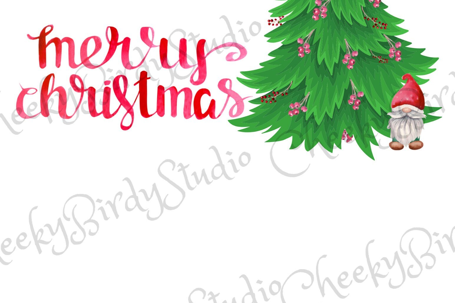 Printable Christmas Stationery Digital Download 2 Pages Instant ...