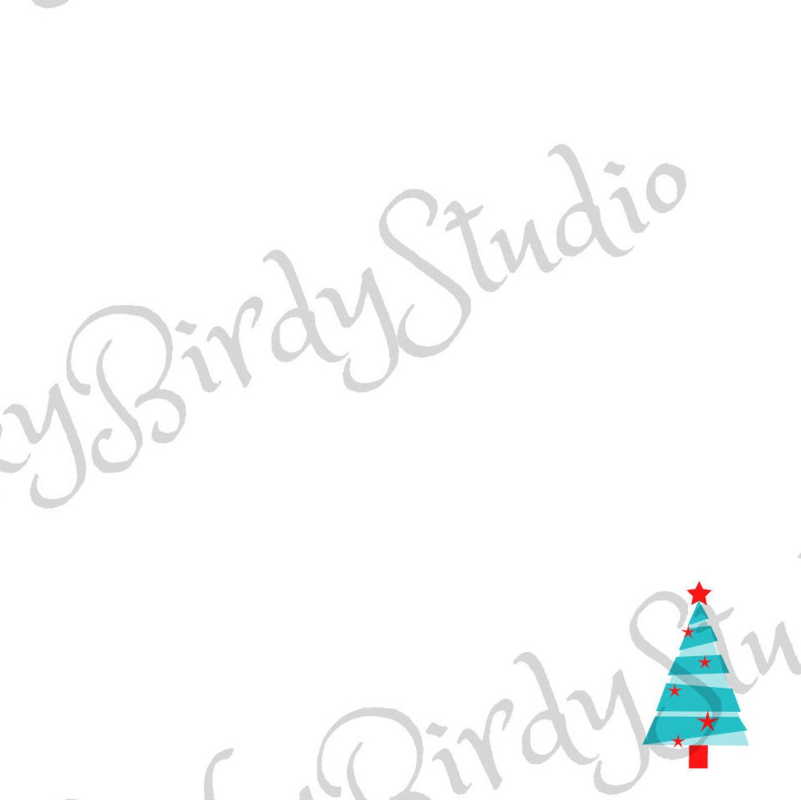 Printable Christmas Stationery Digital Download 2 Pages Instant ...