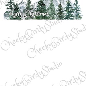 Printable Christmas Stationery Digital Download for 4x6 Paper Instant ...