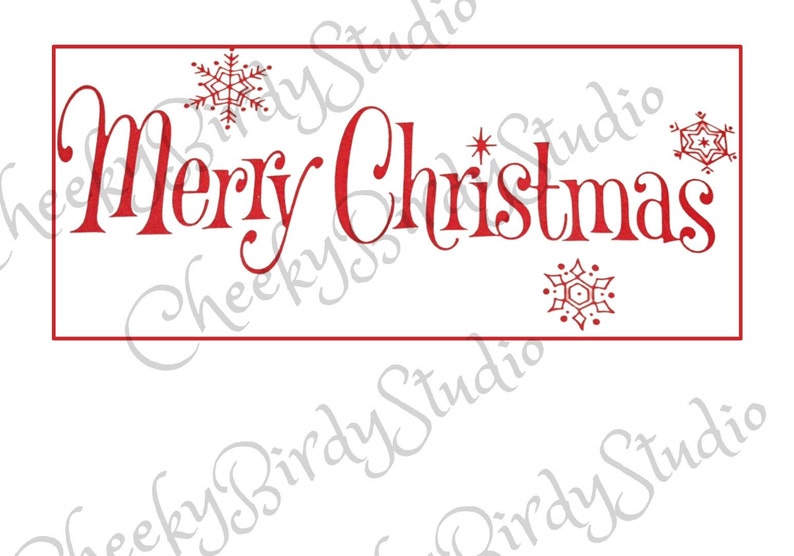 Printable Christmas Stationery Digital Download Instant Editable Merry ...