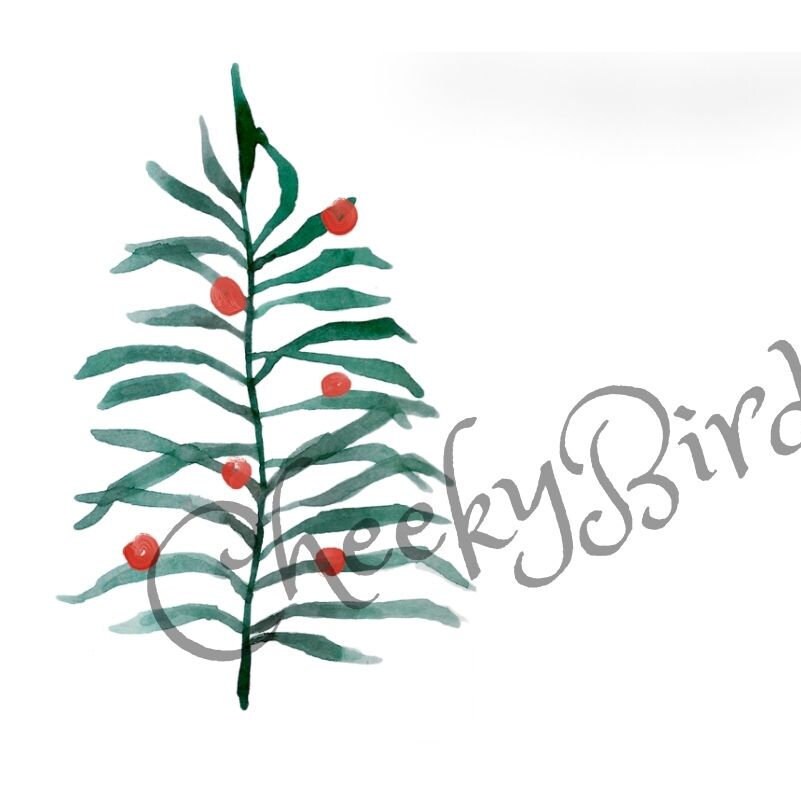 Printable Christmas Stationery Digital Download 2 Pages Instant ...