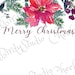 Printable Christmas Stationery Digital Download 2 Pages Instant ...