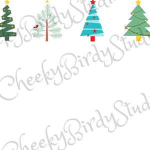Printable Christmas Stationery Digital Download 2 Pages Instant ...