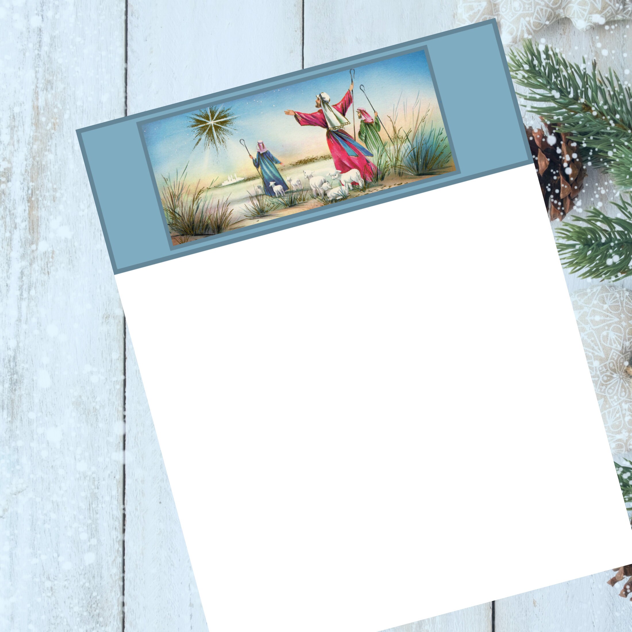 Printable Christmas Stationery Digital Download Instant - Etsy