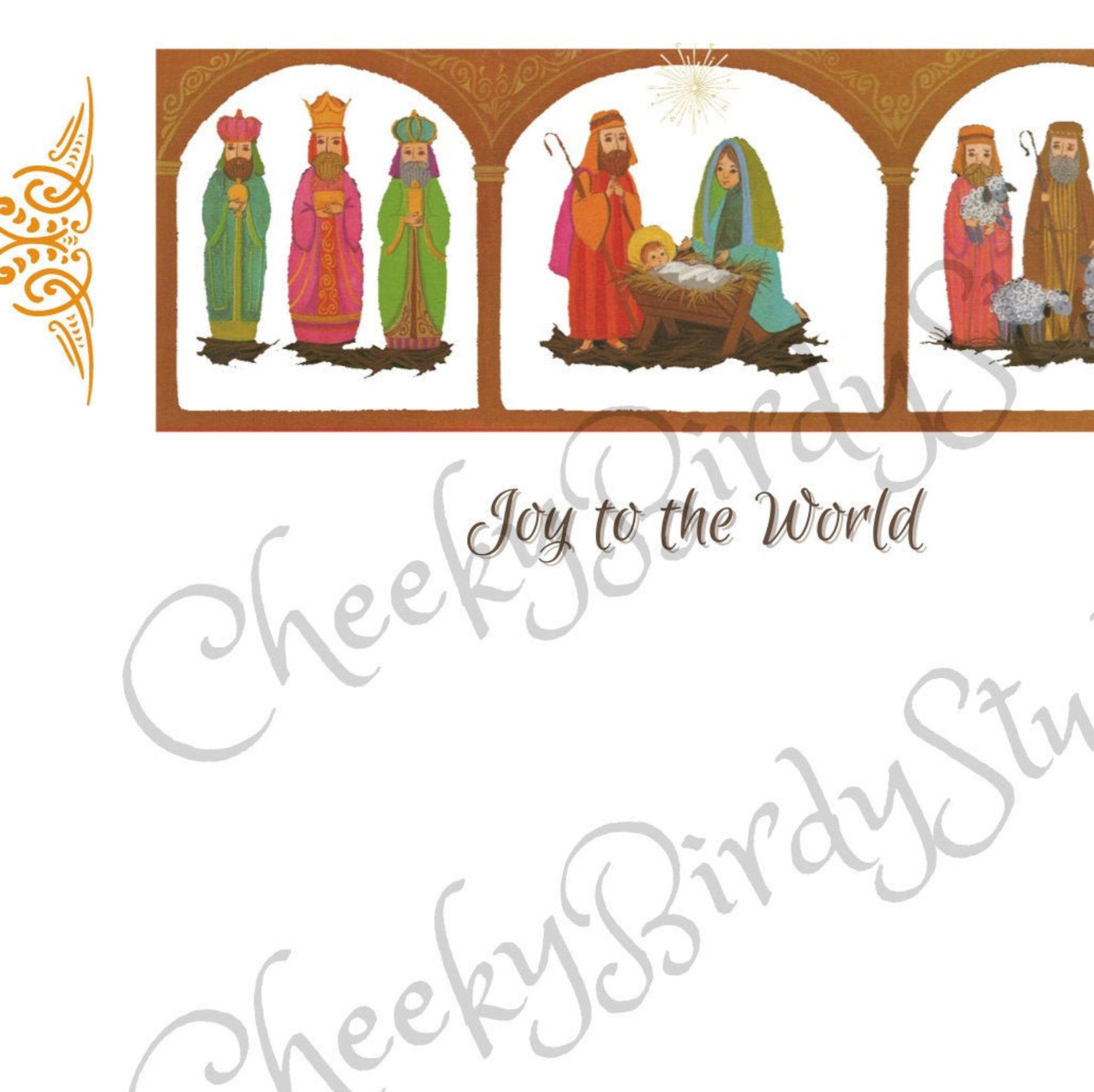 Printable Christmas Nativity Stationery Digital Download - Etsy