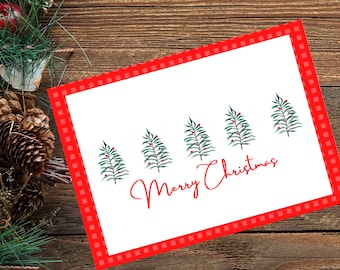 Printable Christmas Stationery Digital Download Instant - Etsy