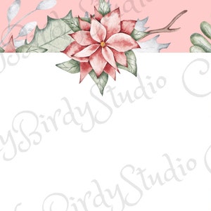 Printable Christmas Stationery Digital Download 3 Pages Instant ...