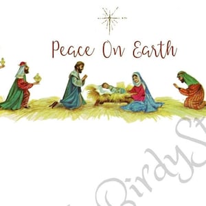 Printable Christmas Stationery Digital Download - Instant Editable ...