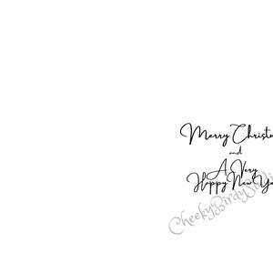 Rustic Christmas Tree Christmas Card Digital Download instant - Etsy
