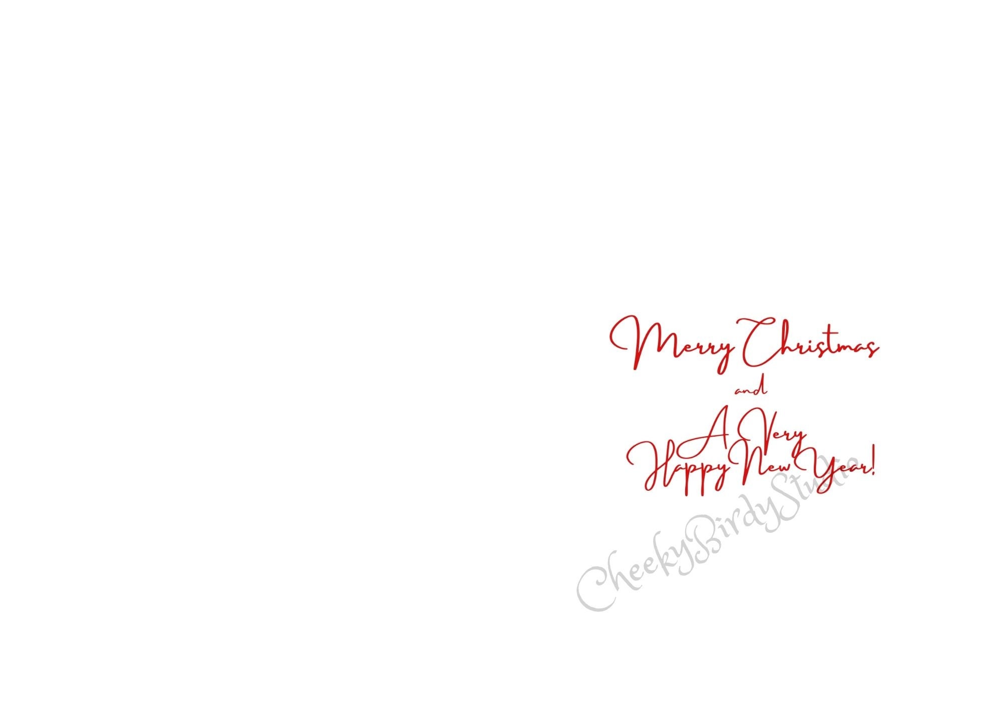 Rustic Christmas Tree Christmas Card Digital Download instant - Etsy