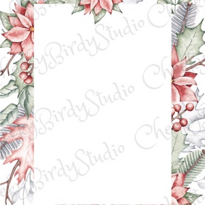 Printable Christmas Stationery Digital Download 3 Pages Instant ...