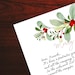 Printable Christmas Stationery Digital Download - 8.5x11 Instant ...