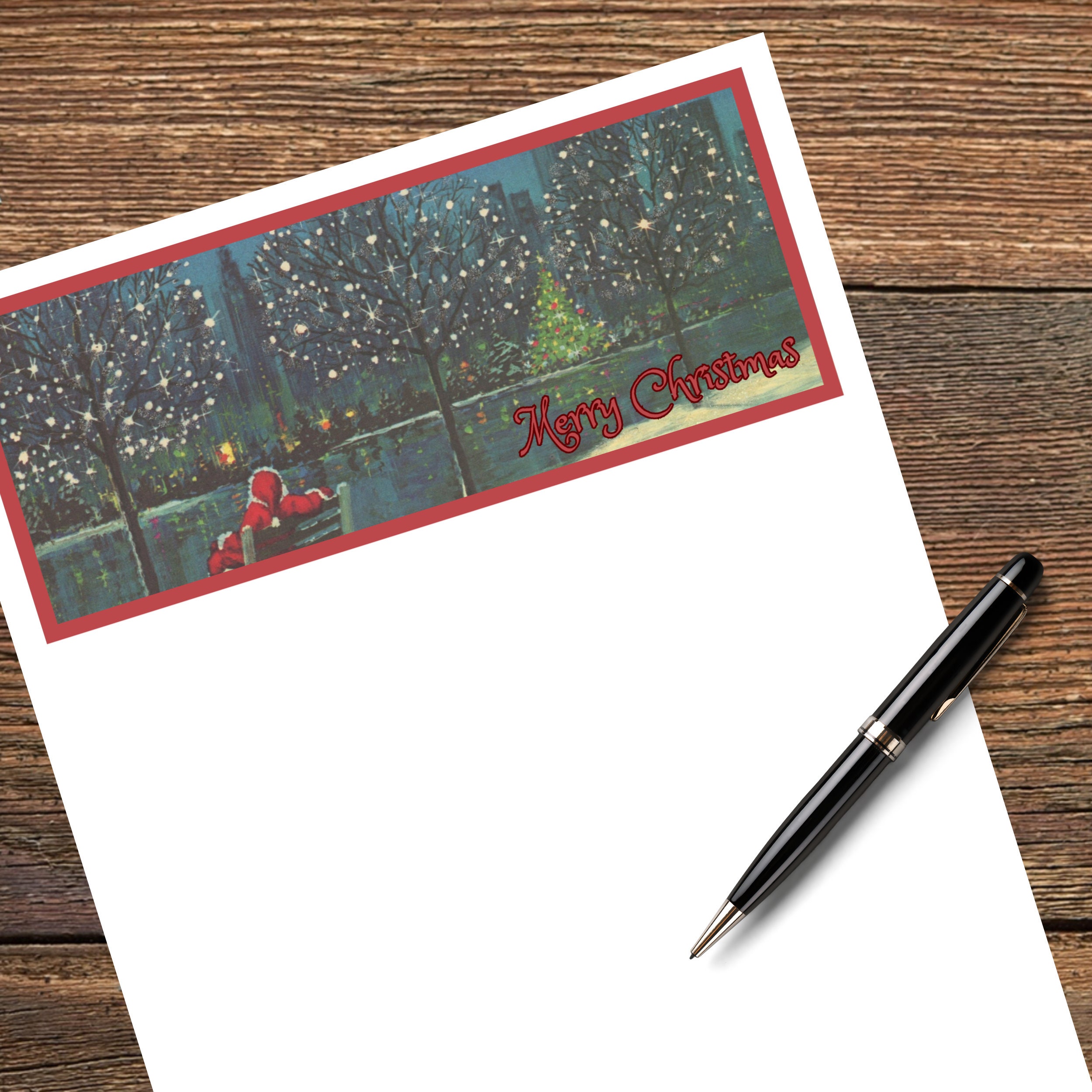 Printable Christmas Stationery Digital Download Instant - Etsy