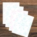 Printable Snowflake Christmas Stationery Digital Download 4 Colors ...