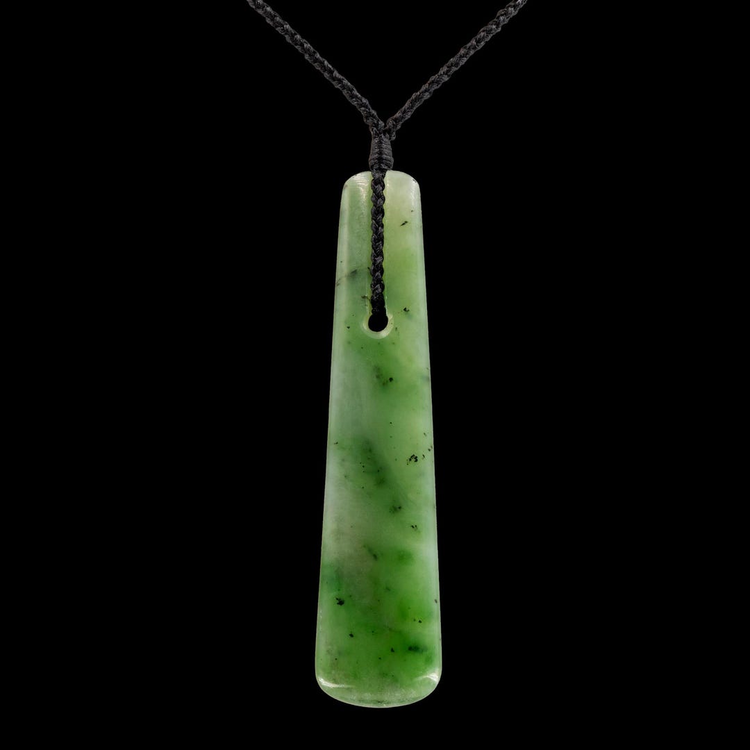Hand Carved Quebec Jade Pendant With Adjustable Cord - Etsy