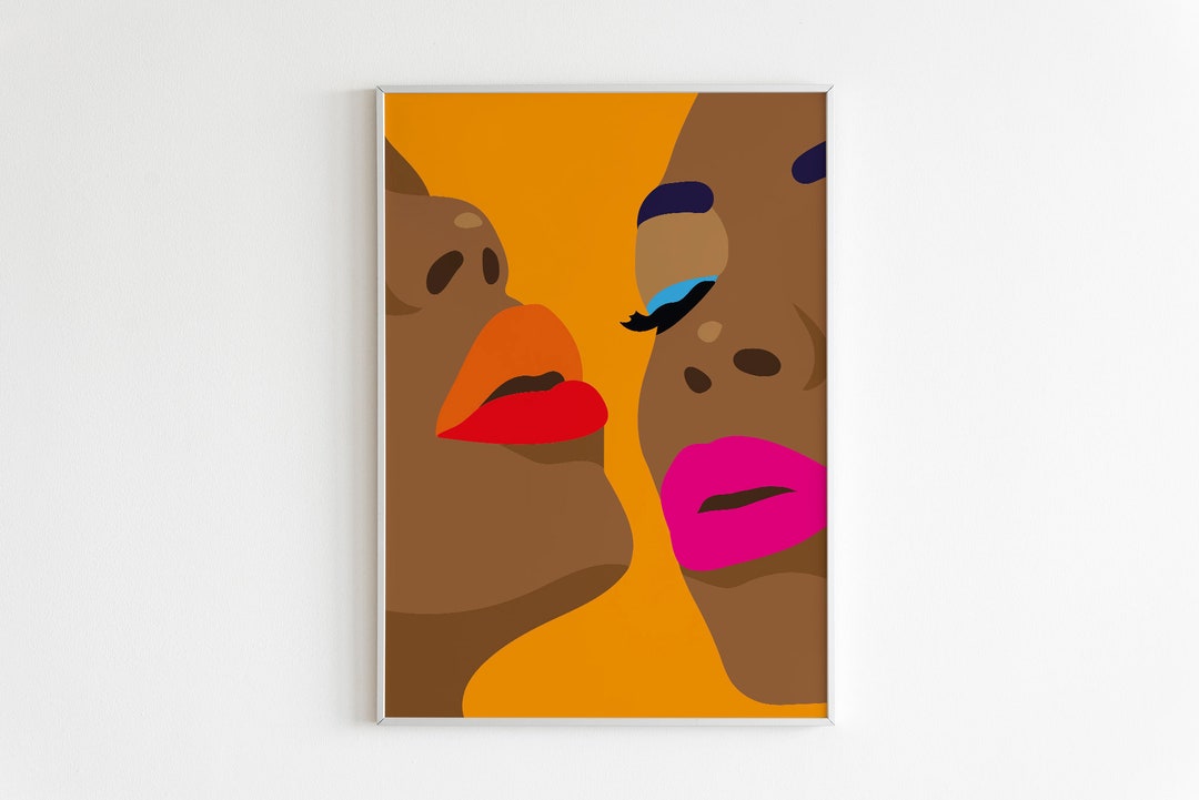 People of Color Art, Black Woman Wall Art, African American Art ...
