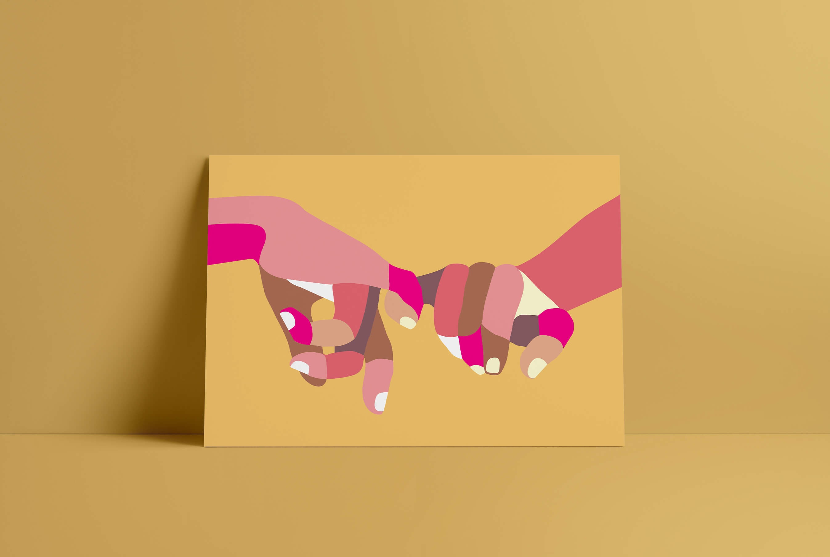 Pinky Promise Wall Art Digital Download Best Friend Birthday - Etsy