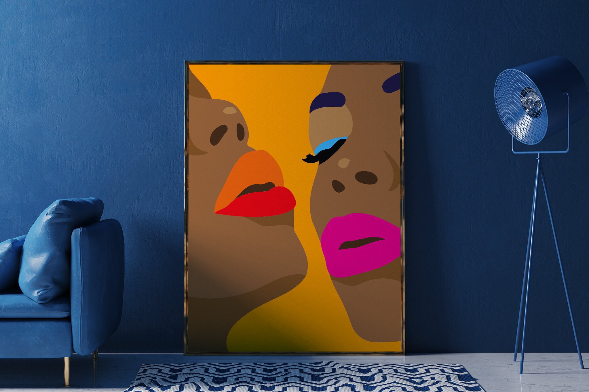 People of Color Art, Black Woman Wall Art, African American Art ...