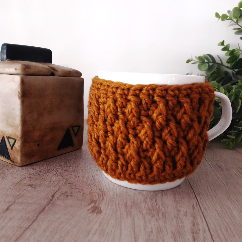 Crochet Mug Cozy Pattern Cup Cozy Pattern Crochet Mug Warmer | Etsy