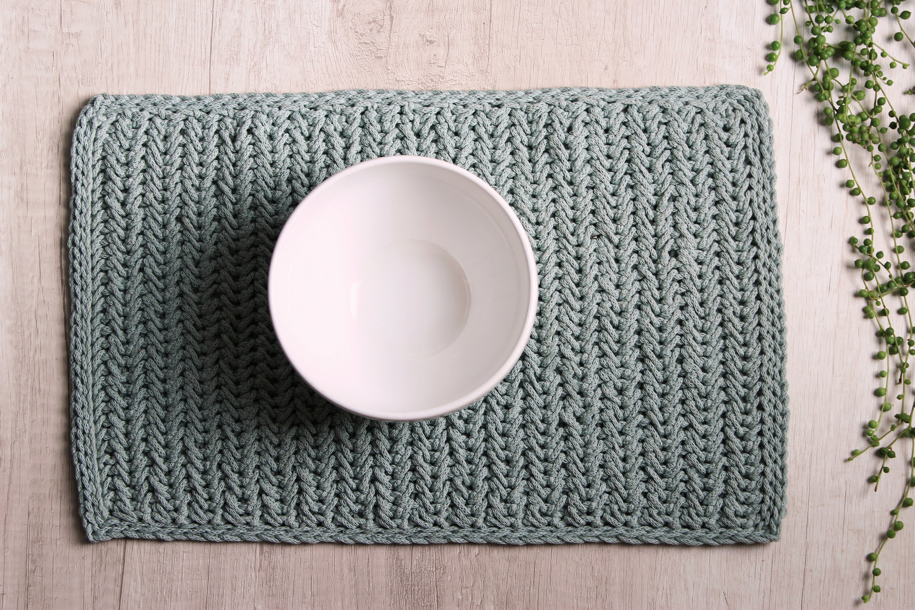 Crochet Placemat Pattern Crocheted Placemat Crochet Table - Etsy