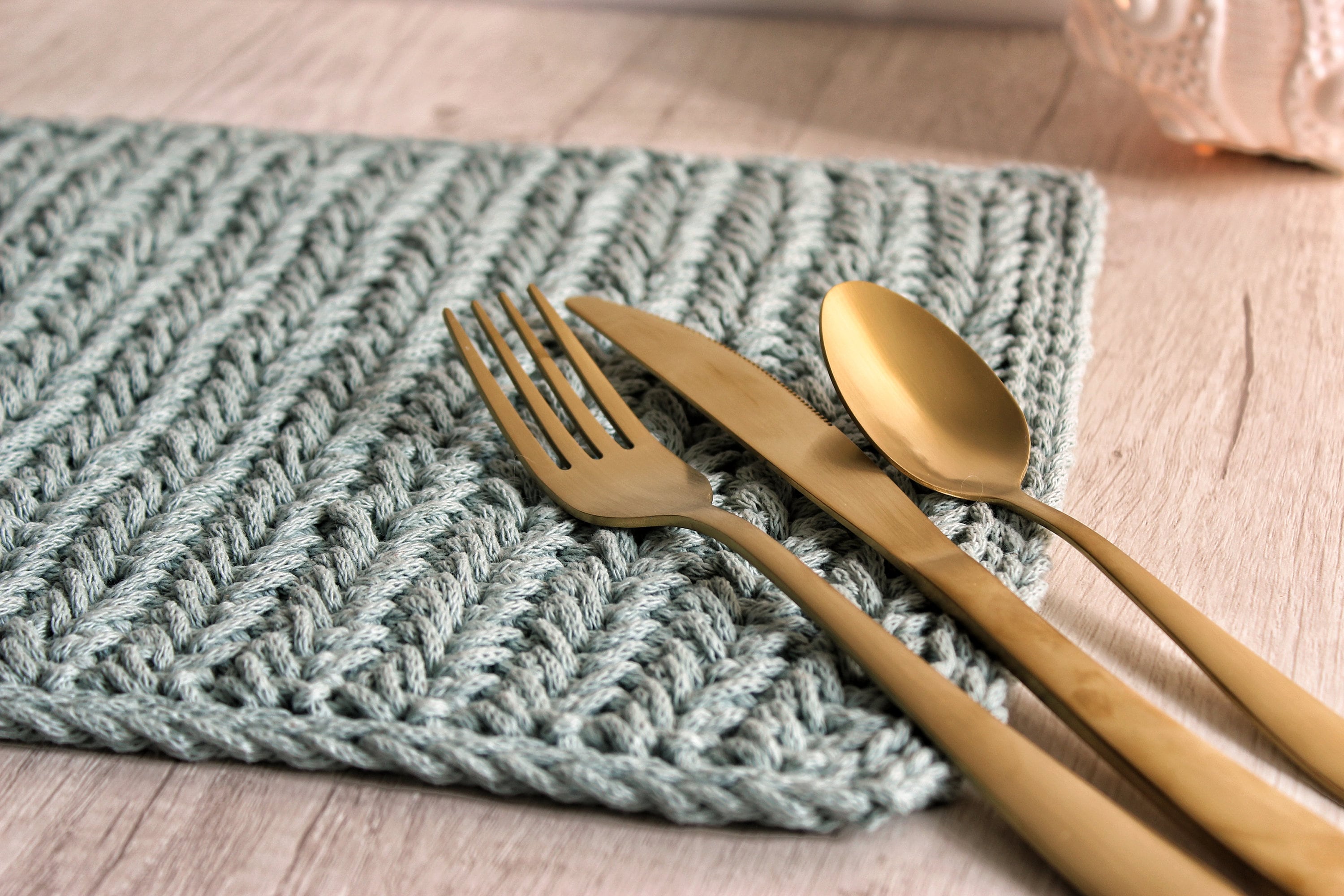 Crochet Placemat Pattern Crocheted Placemat Crochet Table - Etsy
